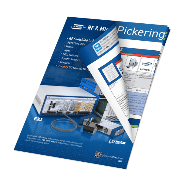 Pickering's RF & Microwave Switching Map