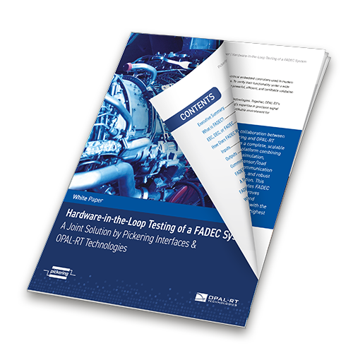 Hardware-in-the-Loop Testing of a FADEC System