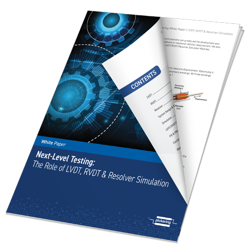 Next-Level Testing: The Role of LVDT, RVDT & Resolver Simulation