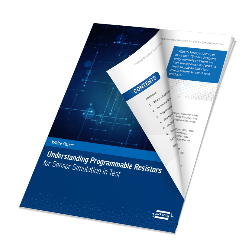 Understanding Programmable Resistors for Sensor Simulation in Test
